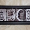 Your Name or Words in Architecture FRAMED Personalized Art Print, Photo ...