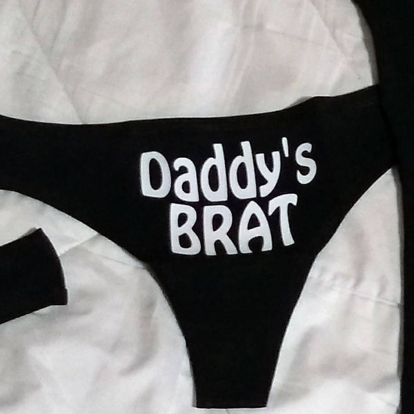 Custom Personalized Thong Panties With Your Words Custom Printed Fun ...