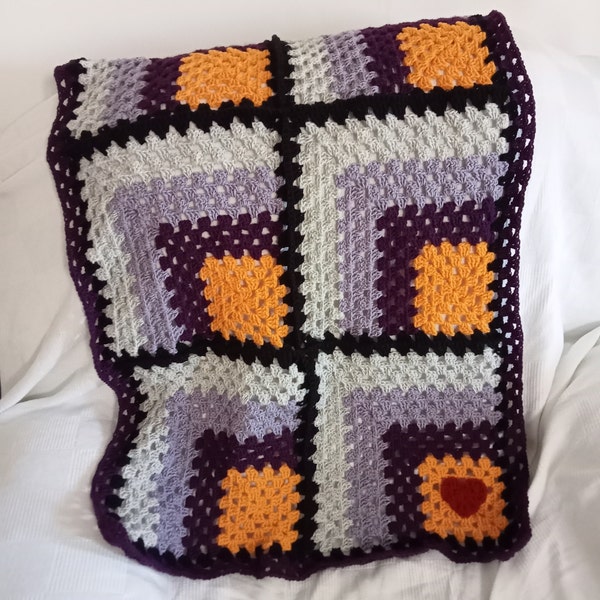 Extra Large 16 Inch Mitered Granny Square PATTERN PDF - Pattern ...