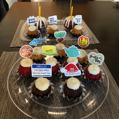 The Office Inspired Cupcake Toppers set of 15 - Etsy