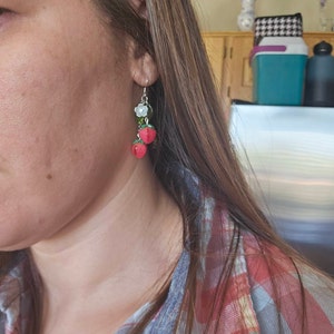 Lemon Earrings, Lemon Dangle Earrings, Fruit Stud Earrings, Food ...