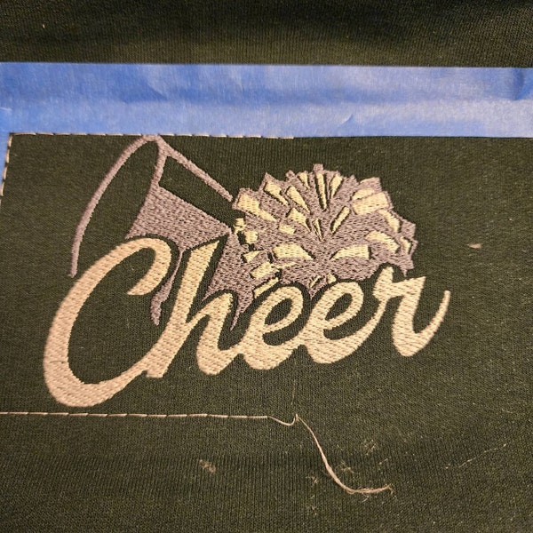 Cheer Machine Embroidery Design, Nine Sizes Included, Use Your Team ...