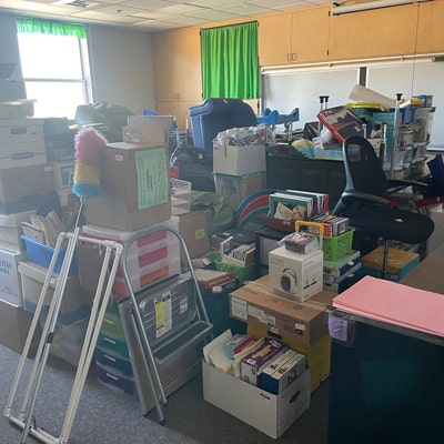 Boho Themed Bulletin Board Rainbow of Possibilities Motivational ...