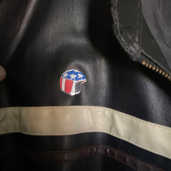 Easy Rider Motorcycle Helmet - Enamel Pin - Etsy