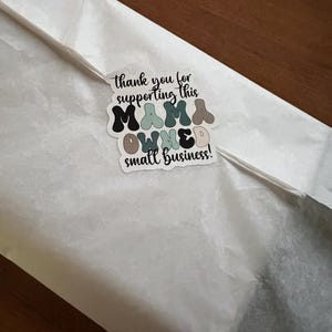 Sent With Love Sticker Cute Colorful Lettering Packaging Stickers for ...