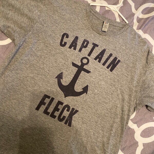 Personalized Boat Captain T-shirt, Captain Tshirt, Premium Ringspun ...
