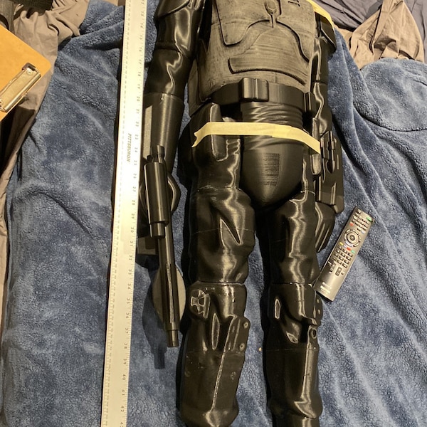 3D Printable Life Sized Action Figure Inspired by Vintage Boba Fett - Etsy