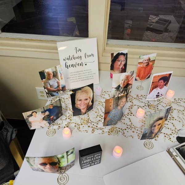 Editable I'll Be There Memorial Baby Shower Printable Sign, Memorial ...