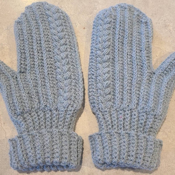 CROCHET PATTERN + VIDEO Autumn Wheat Crochet Mittens in 6 Sizes Newborn ...