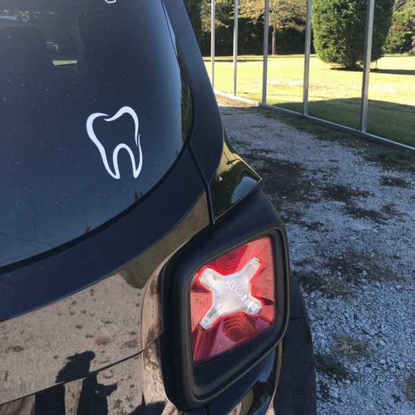 Molar Tooth Car Window Decal - Etsy