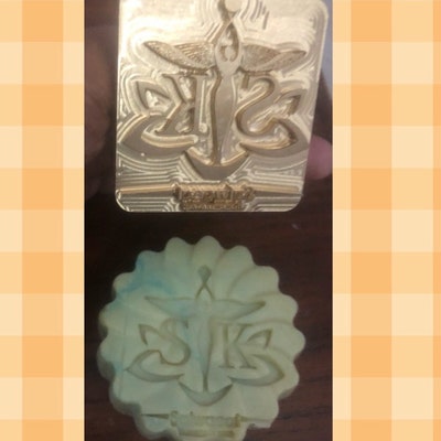 Custom Brass Soap Logo Stamp, Logo Embosser Handmade Metal Soap Seal ...