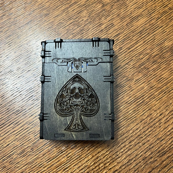 Playing Game Cards Box Svg Laser Cut File Glowforge Box for Game Cards ...