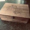 Custom Personalized Wooden Keepsake Box Wedding Card Box, Valentines ...