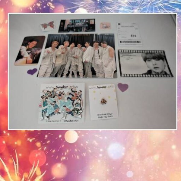 BTS OT7 Mic Drop Enamel Pin Pearl Hard Enamel PROOF Love Yourself - Etsy