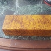 Amber Color. Stabilized Karelian Curly Birch Wood. - Etsy