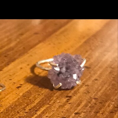 Slim Claw Prong Raw Stone Ring Blank, Raw Stone Setting, Wholesale Ring ...