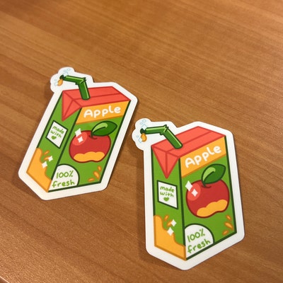 Juice Box Sticker Pack - Etsy