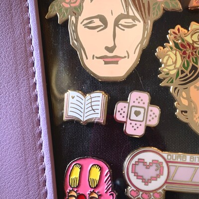 Mini Gold-plated Book Pins Set of 3. Adorable Bookish Pin Gift. Great ...