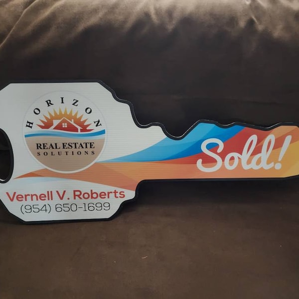 EXP Realty Real Estate Key Prop Printed Closing Key Personalized Giant ...