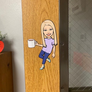 Color Personalized Bitmoji Decal removable Vinyl - Etsy