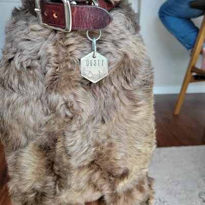 Dog Tag for Dogs, Dog Tag, Bear Shaped Dog Tag, Dog Tag Mountains and ...