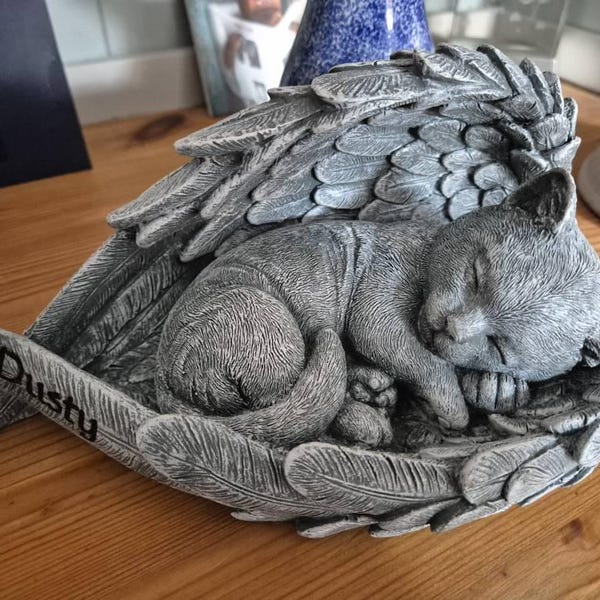 Personalized Stool Pet Memorial Garden Stone Plaque With Photo, Pet ...