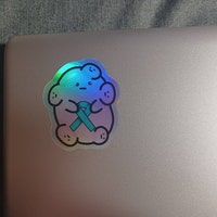 Stoma/ileostomy Bean Sticker- 5cm Gloss Sticker- Chronic Illness ...