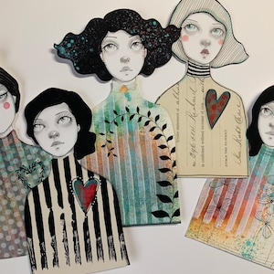 Paper Doll Stencil Set - Etsy