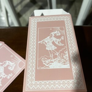 SAME DAY SHIPPING Tarot Deck Pink White Oracle Card Deck Deck of Many ...