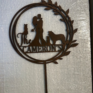 Farm Wedding Cake Topper, Cowboy Wedding Cake Topper With Horse, Ranch ...