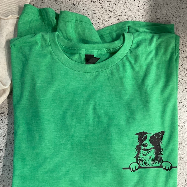 PEEKING BORDER COLLIE Svg, Peeking Border Collie Clipart, Peeking ...