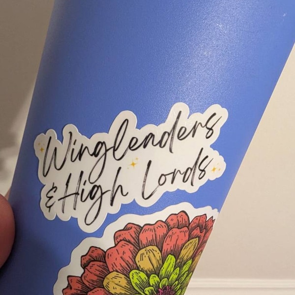 Wingleaders & High Lords Sticker, Bookish Sticker, Fourth Wing, Iron ...