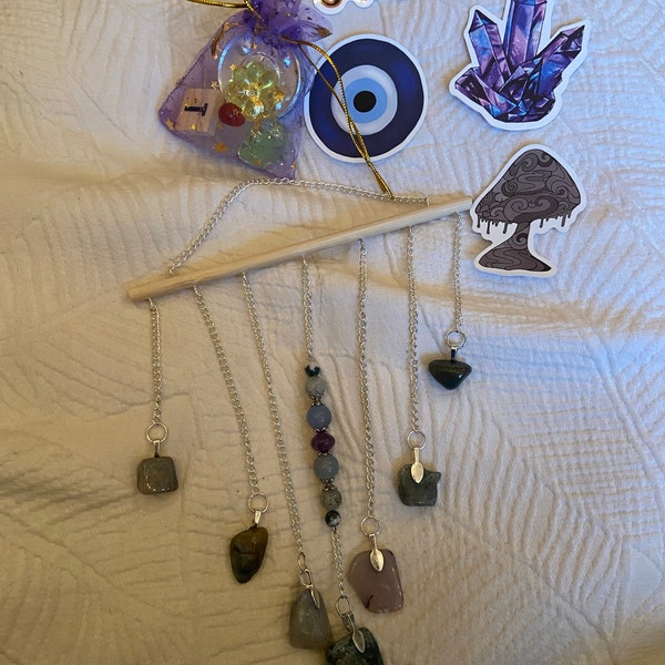 Crystal Wall Hanger / Crystals / Dangle / - Etsy