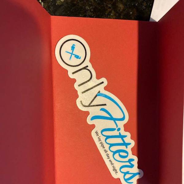 Only Fitters - Lay Pipe Hard Hat Sticker | Decal Tradesman Dad Gift - Etsy