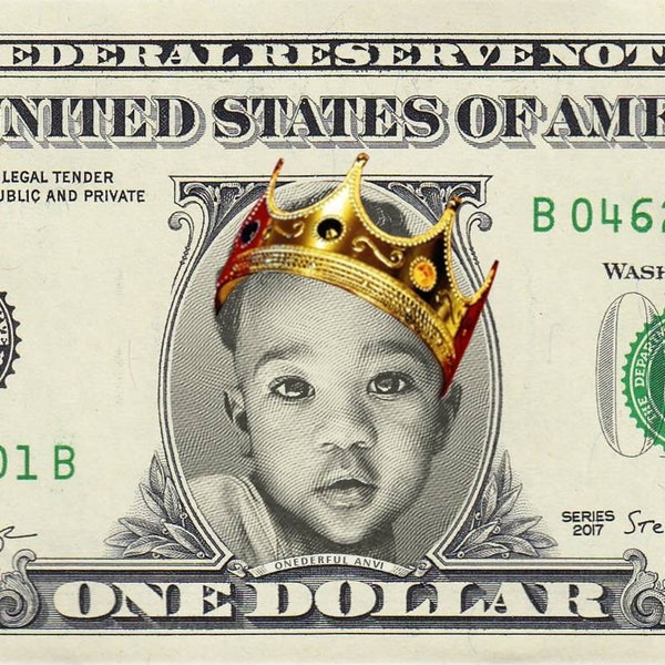 Big One First Birthday Money Biggie Smalls 1st Birthday Dollar Digital ...
