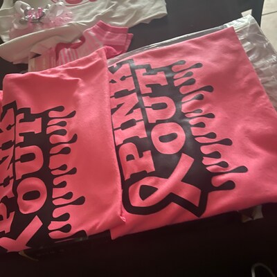 Pink Out Drip Breast Cancer SVG JPG PNG Instant Digital Download No ...