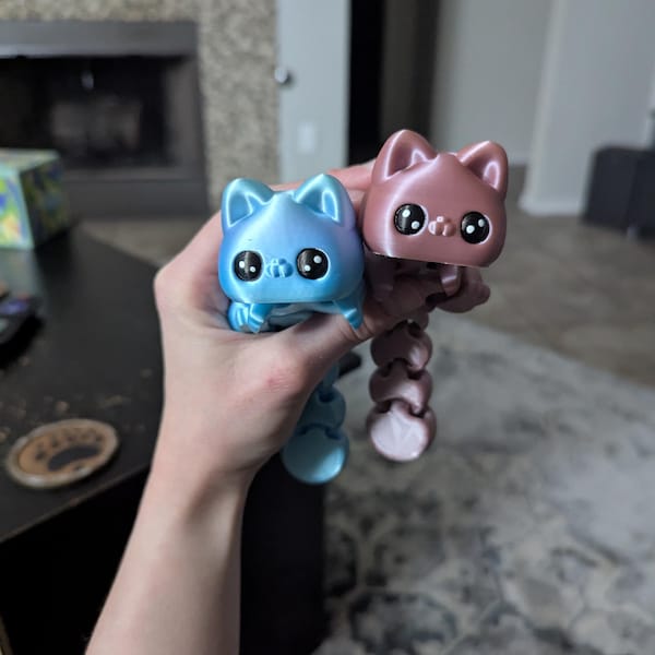 3D Printed Baby Lucky Clover Dragon, Toy, Dragon , Articulated Dragon ...