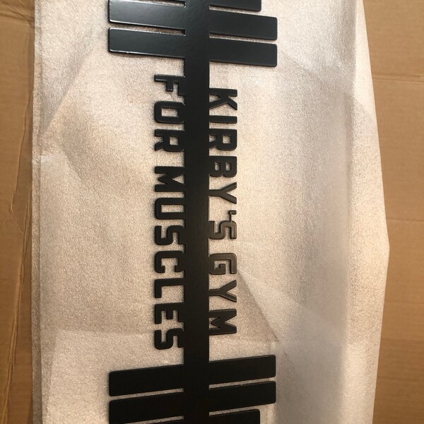 Gym Sign | Personalized Home Gym Sign | Custom Metal Gym Sign | Home ...