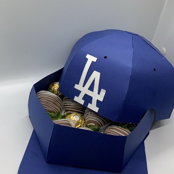 Large Paper Baseball Cap Gift Box (ASSEMBLED/NOT FILLED) - Etsy