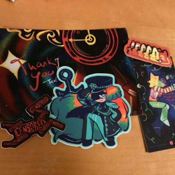 Limbus Company EGO Vinyl Stickers // Don Quixote, Heathcliff, Faust ...