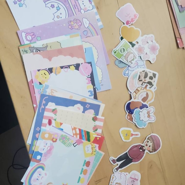Handmade Pen Pal Kit Cute Stationery Set Letter Writing Set Gift Ideas ...