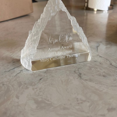 Crystal Lighthouse Figurine Gift Award Blank or Engraved. - Etsy