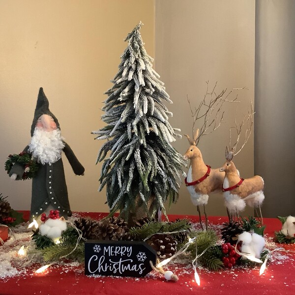 Bed Spring Christmas Tree - Holiday Christmas Decoration - Primitive ...