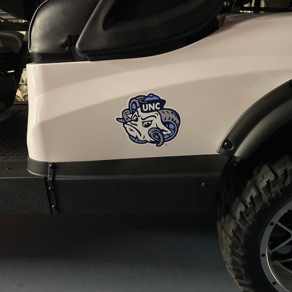 UNC Tar Heels Vinyl Mascot Decal Sticker Officially Licensed - Etsy