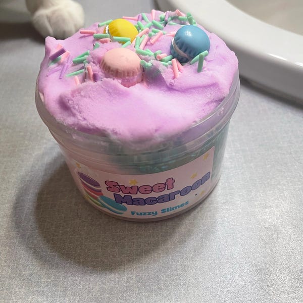 Frozen Slushie Slime ~ Fuzzy Slimes~ Blue Raspberry Scent - Etsy