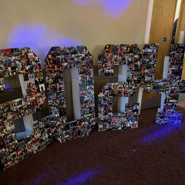 Giant Cardboard Numbers 75cm - DIY Party Decoration – Large Display ...