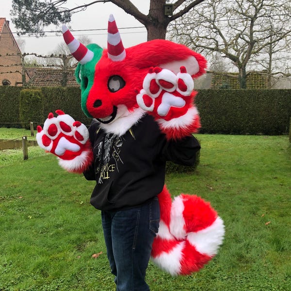 Derpy Tiger Kpop Demon Hunters Inspired Fursuit Set. Ready to Ship ...