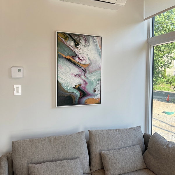 Tangled Clouds Large Original Hand Made Artwork by Molly's Artistry 24 ...