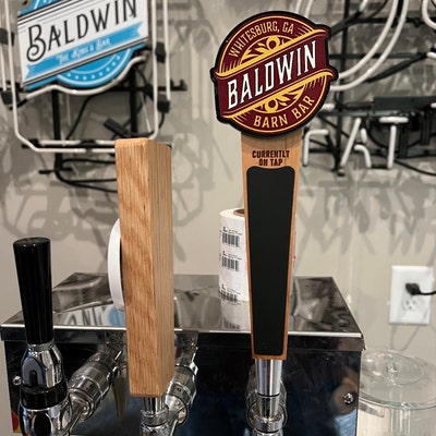 Beer Tap Handle With Changeable Logo & Chalkboard Insert Customize Your ...