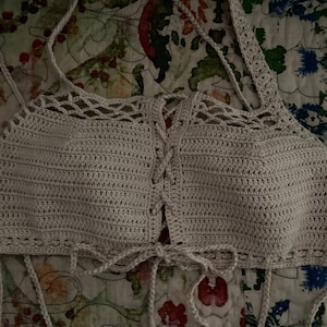 Crochet Bikini PDF Pattern With Hidden Elastic Boho Handmade Top With ...